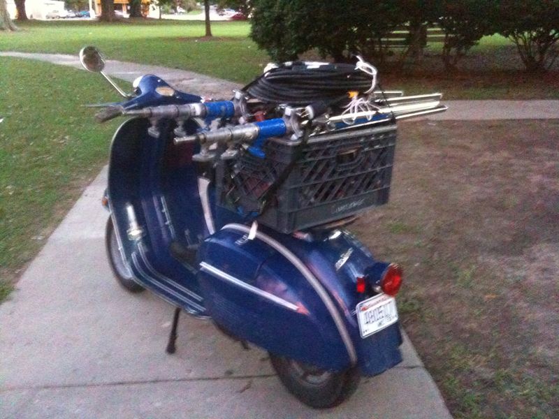 Modern Vespa : Stupid Crap you've carried on your Vespa.