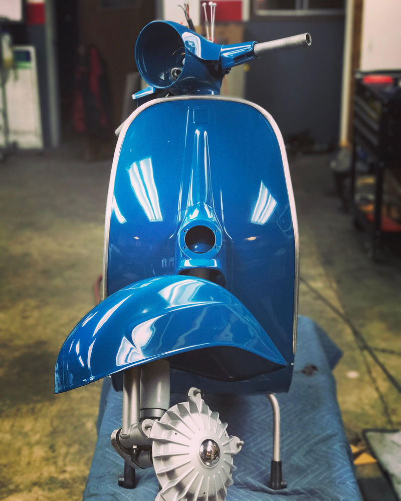 Modern Vespa : Vespa 90SS restored (or nearly so) 1966