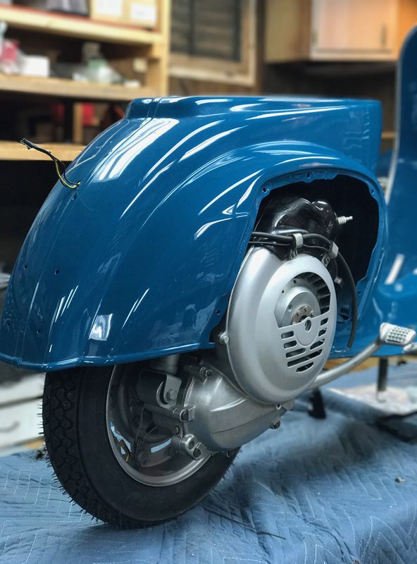 Modern Vespa : Vespa 90SS restored (or nearly so) 1966