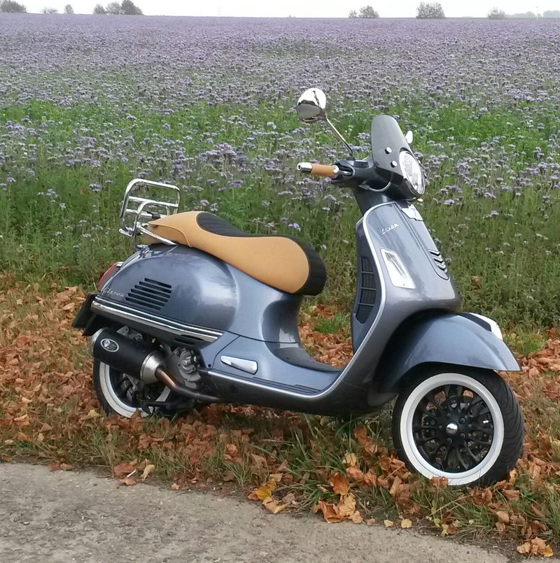 Modern Vespa : Vespa and also bike owners