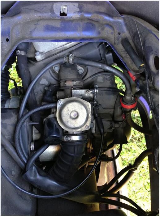 Modern Vespa : Vespa ET4, AF (A/F Air Fuel) mixture screw