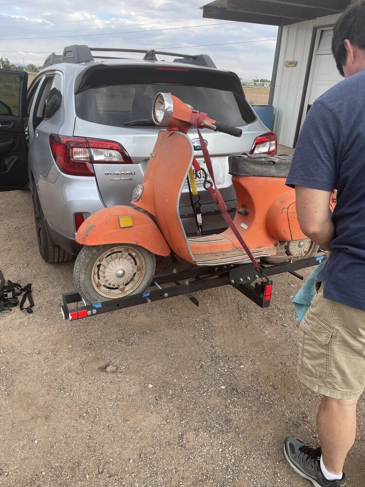 Modern Vespa : Dumb and Dumber... round trip to Albuquerque for a V90