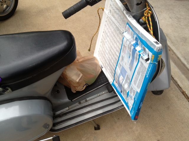 Modern Vespa : Stupid Crap you've carried on your Vespa.