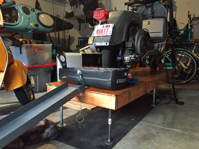 Modern Vespa : DIY Work Bench/Ramp