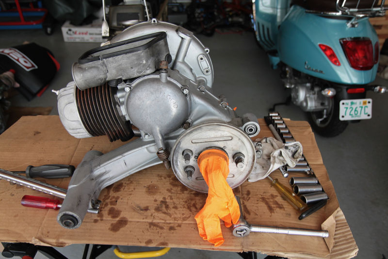 Modern Vespa : Rear wheel click? Hub Bearing?