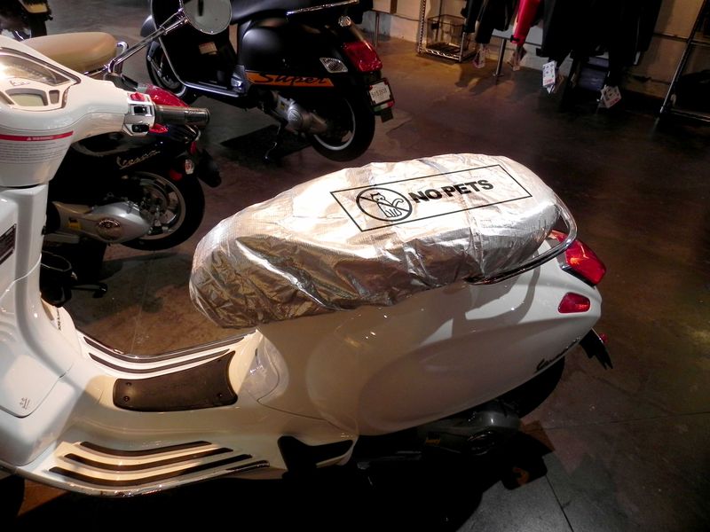 Modern Vespa : Hot Seat? Wet Seat? CoolAss!