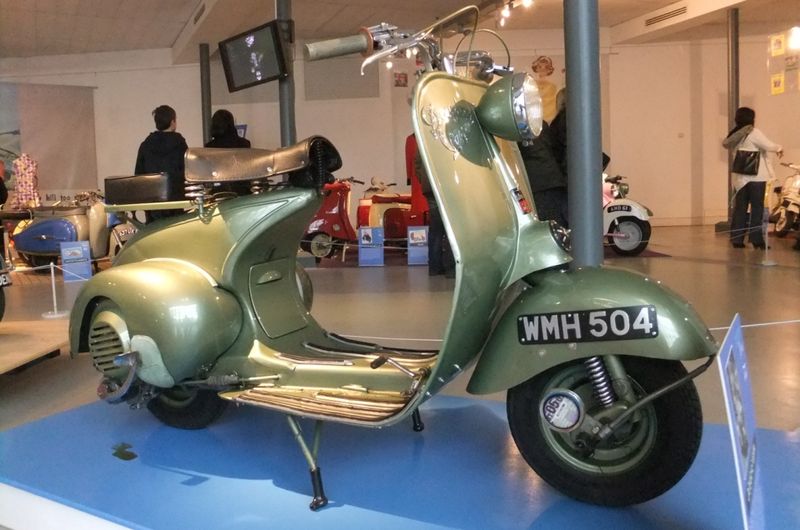 Modern Vespa : UK ScooterMania Exhibition - Coventry Transport Museum
