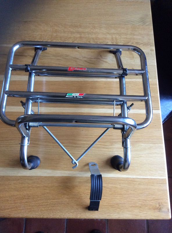 Modern Vespa : Norfolk Uk. Faco front Rack for sale.