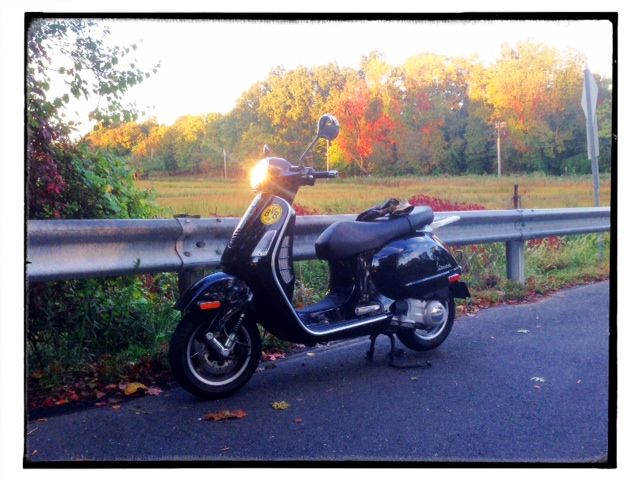 Modern Vespa : Like that...Fall!