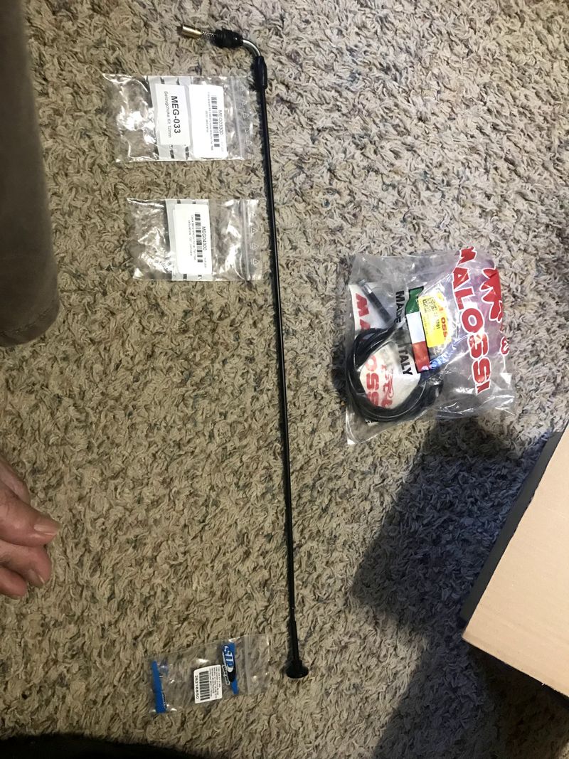 Modern Vespa : Mikuni TMX 30 Choke Conversion Pull under cowl to cable