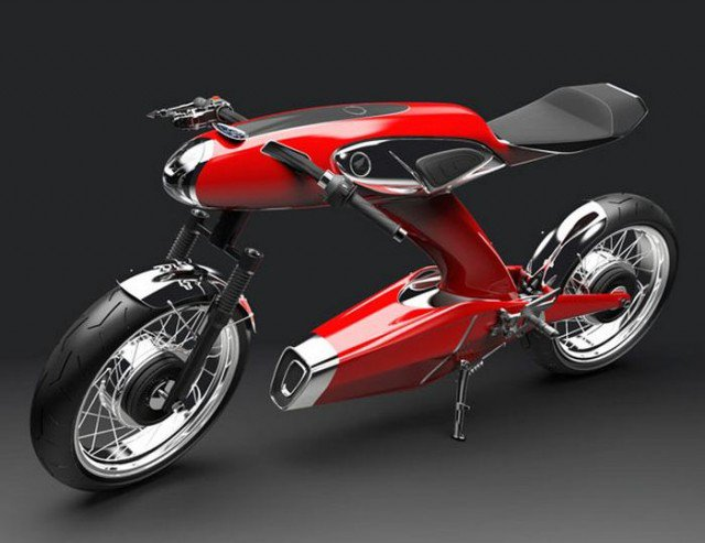 Modern Vespa : Honda Super 90 Concept bike