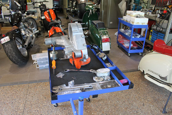 Modern Vespa : GS 160 rebuild Resto