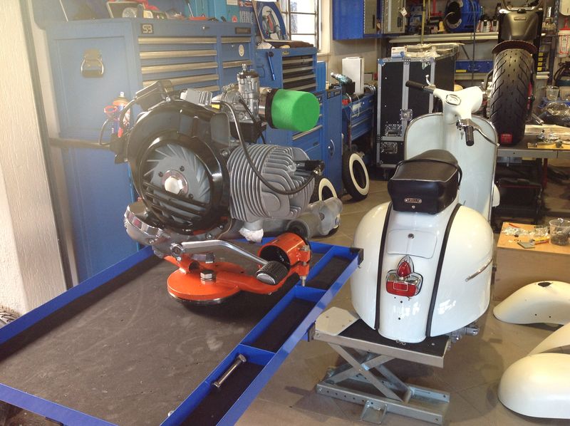 Modern Vespa : GS 160 MKII restoration project