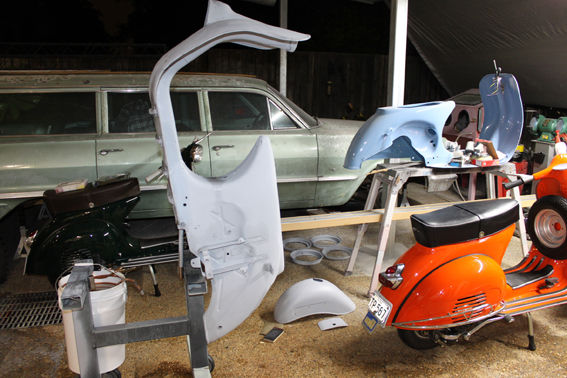 Modern Vespa : GS 160 rebuild Resto