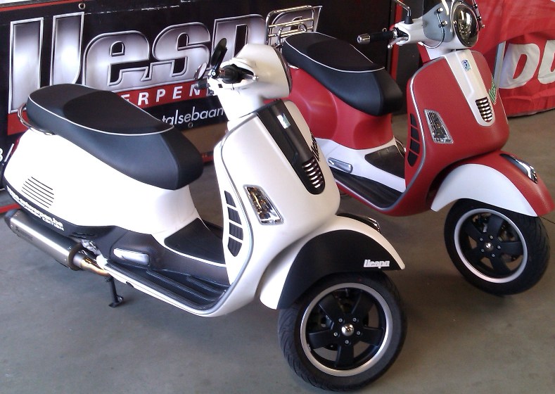 Modern Vespa : GTS wrapped