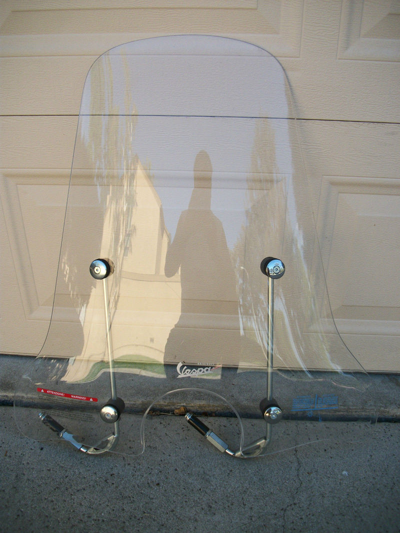 Modern Vespa : LA, Ca=Genuine Vespa Small Frame "LX" Tall Windshi