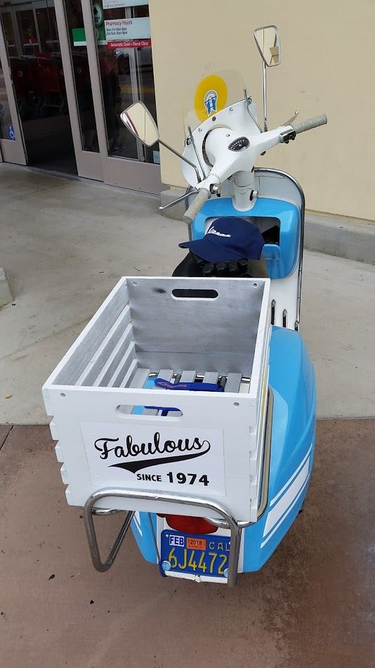 Modern Vespa : Rear Rack Box Options