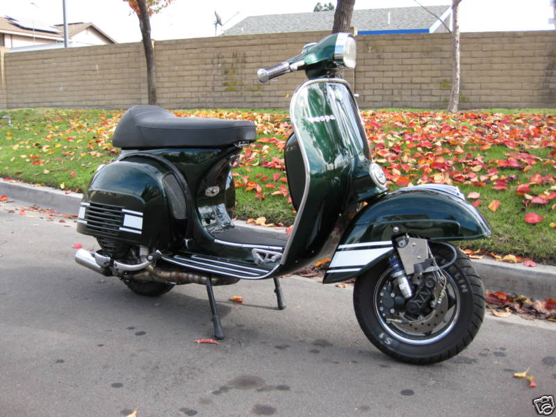 Modern Vespa : powder coat?