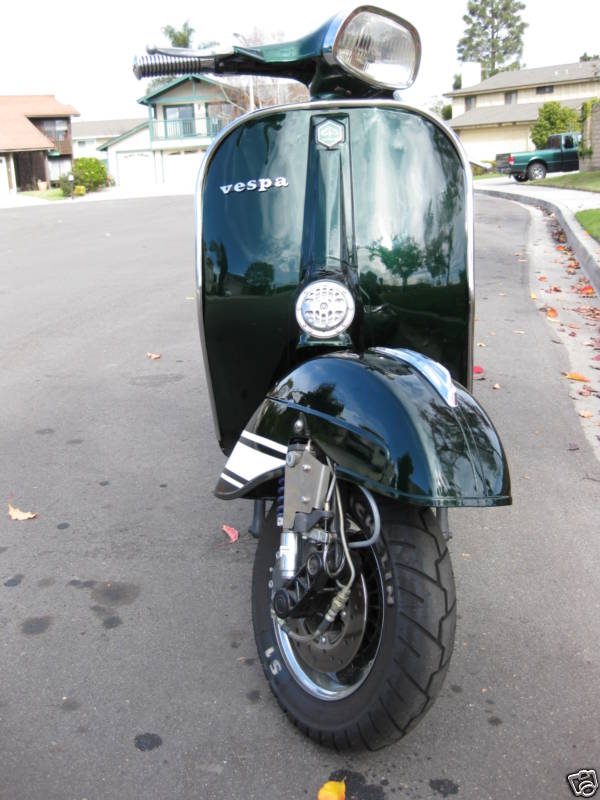 Modern Vespa : powder coat?