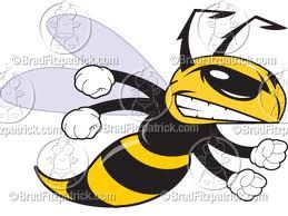 Modern Vespa : Angry Wasp Stickers