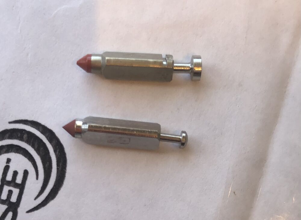 Modern Vespa : Is this float needle valve worn? Shbc L 20mm delly