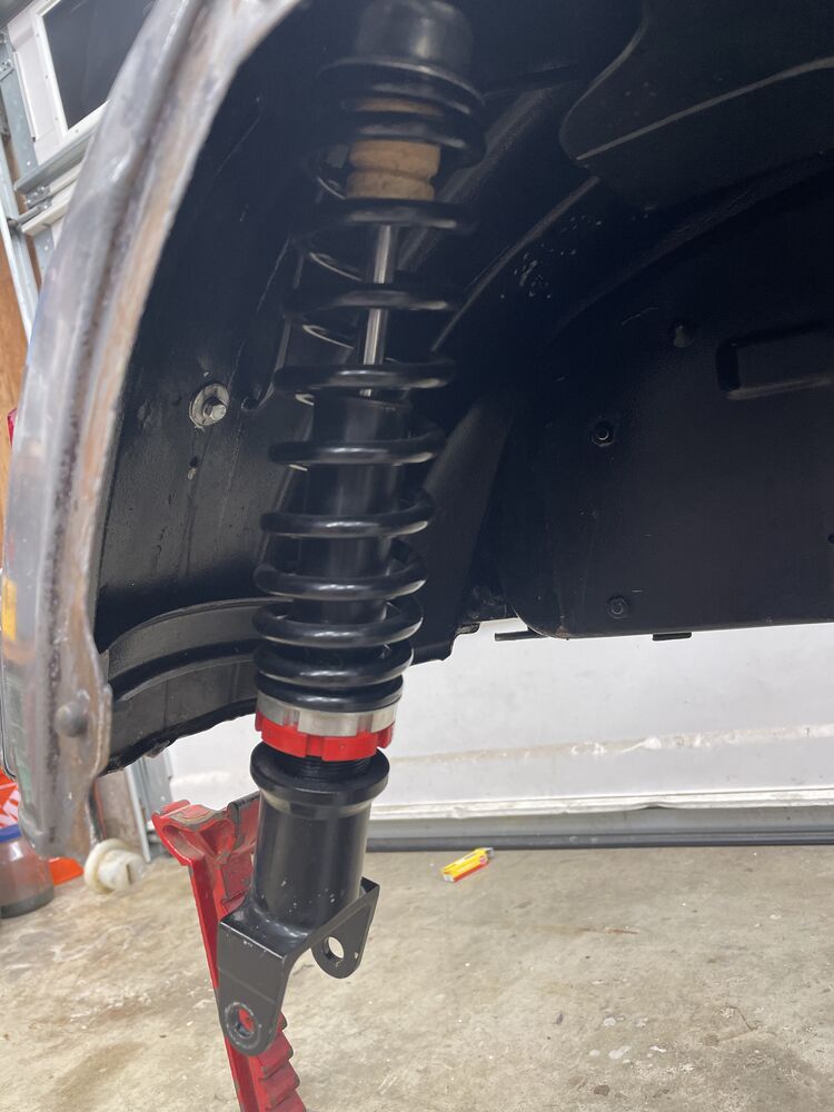 Modern Vespa : "Hi Tech" rear shock absorbers