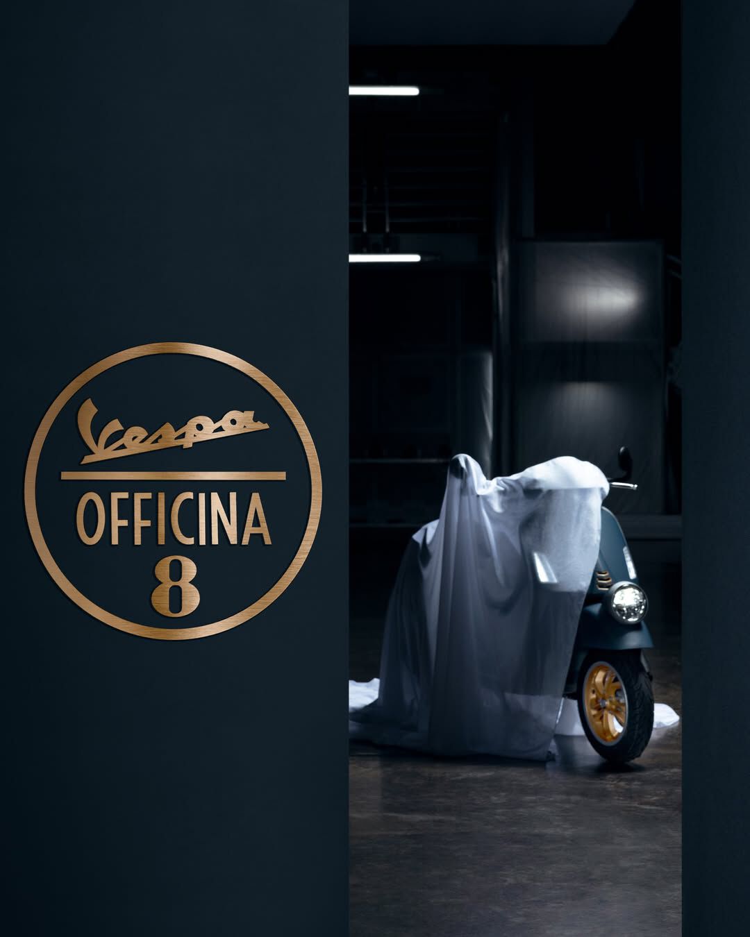 Modern Vespa : Vespa GTV 310 Special Edition 2025 "OFFICINA 8"