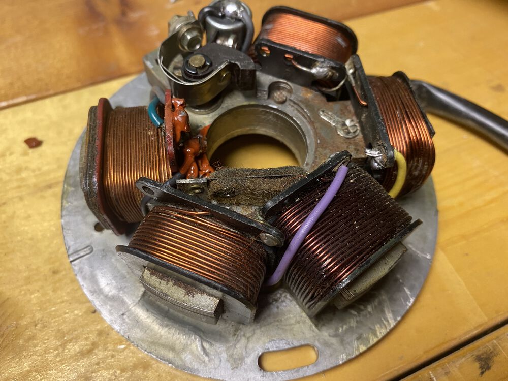 Modern Vespa : P125X stator