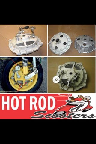 Modern Vespa : Low-Buck P200 Front Brake Upgrade