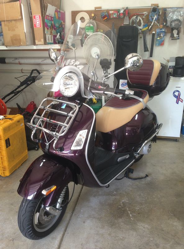 Modern Vespa : Just received my new Faco front rack