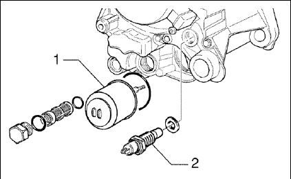 Modern Vespa : Location of Oil Pressure Sensor on Piaggio BV