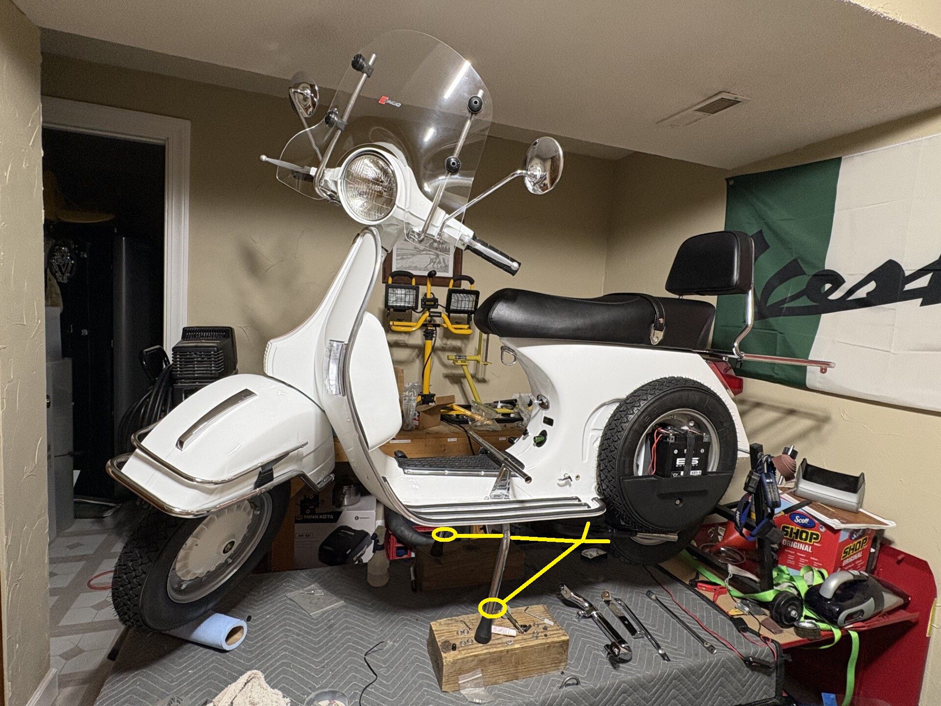 Modern Vespa : 3d printed tools/accessories for the community