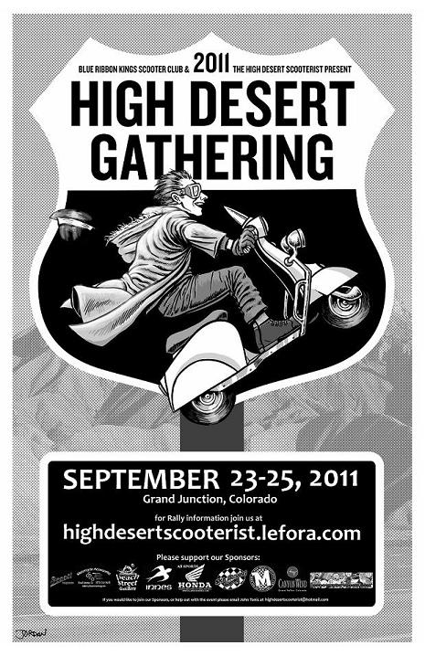 Modern Vespa : High Desert Gathering... Colorado Scooter Rally...