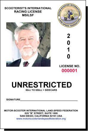 Modern Vespa : First Annual Motor-Scooter Land-Speed Record Trials