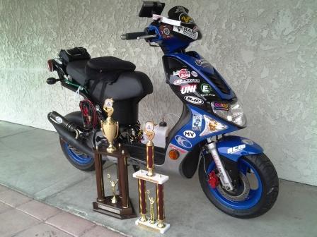 Modern Vespa : My Malossi 70cc