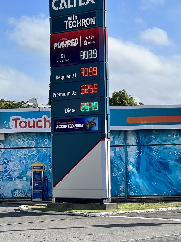 Modern Vespa : US$5.20 per gallon premium gas (91 octane)