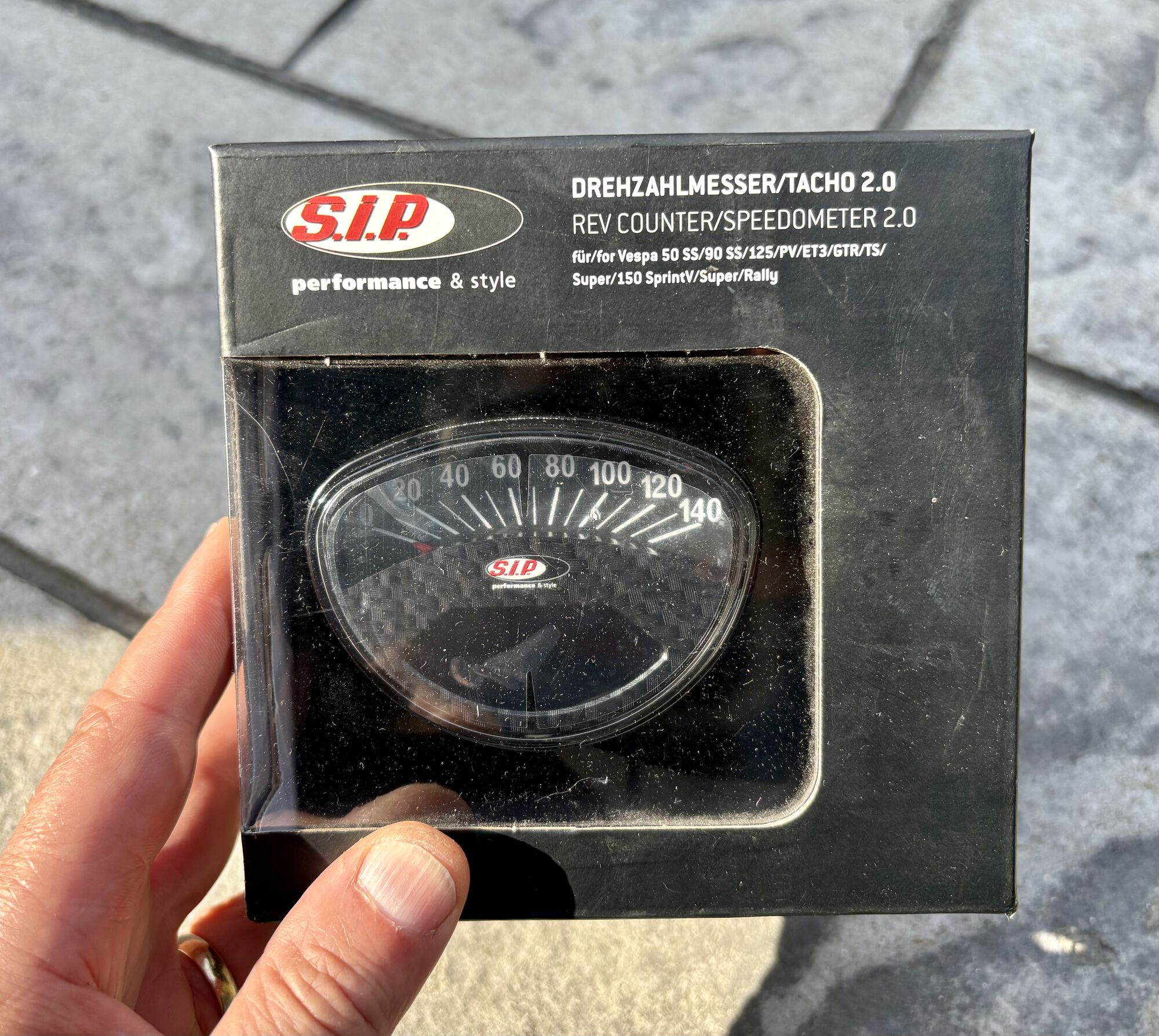 Modern Vespa : Massachusetts SIP speedometer for sale