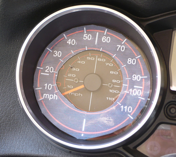 Modern Vespa : My MPH speedometer solution