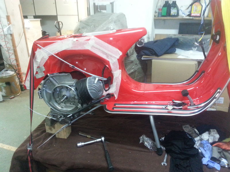 Modern Vespa : LML Vespa-T5 150cc Restoration