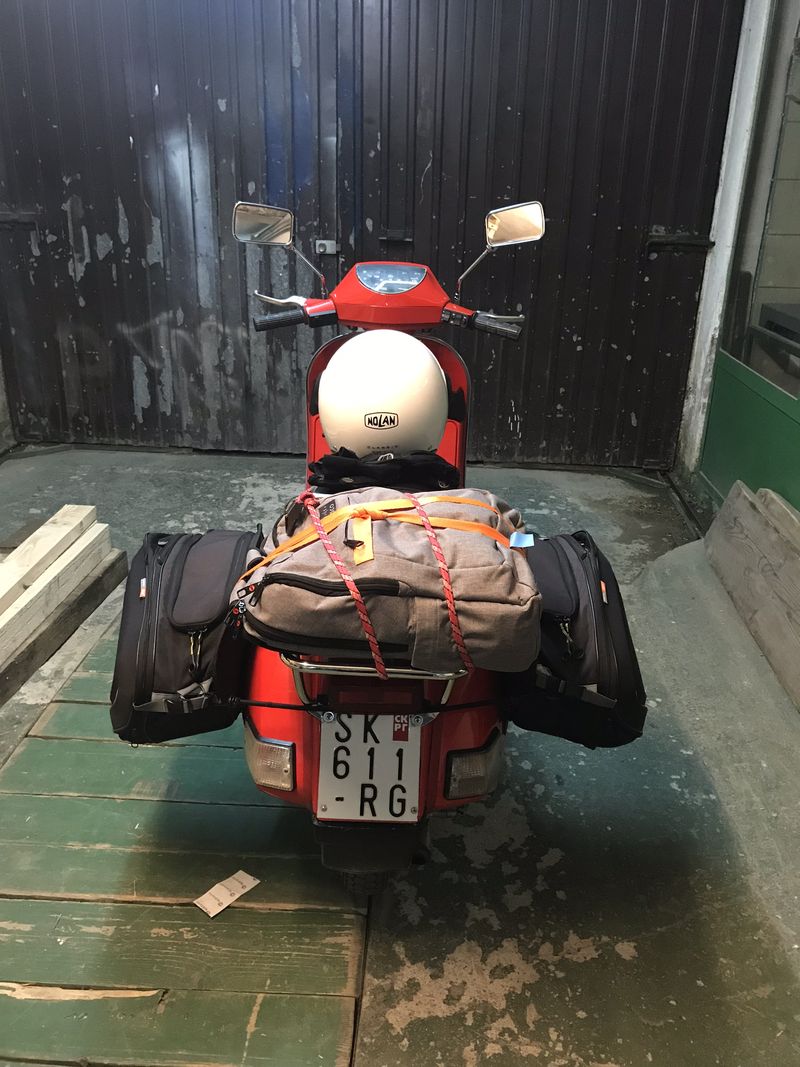 Modern Vespa : Soft Panniers for px