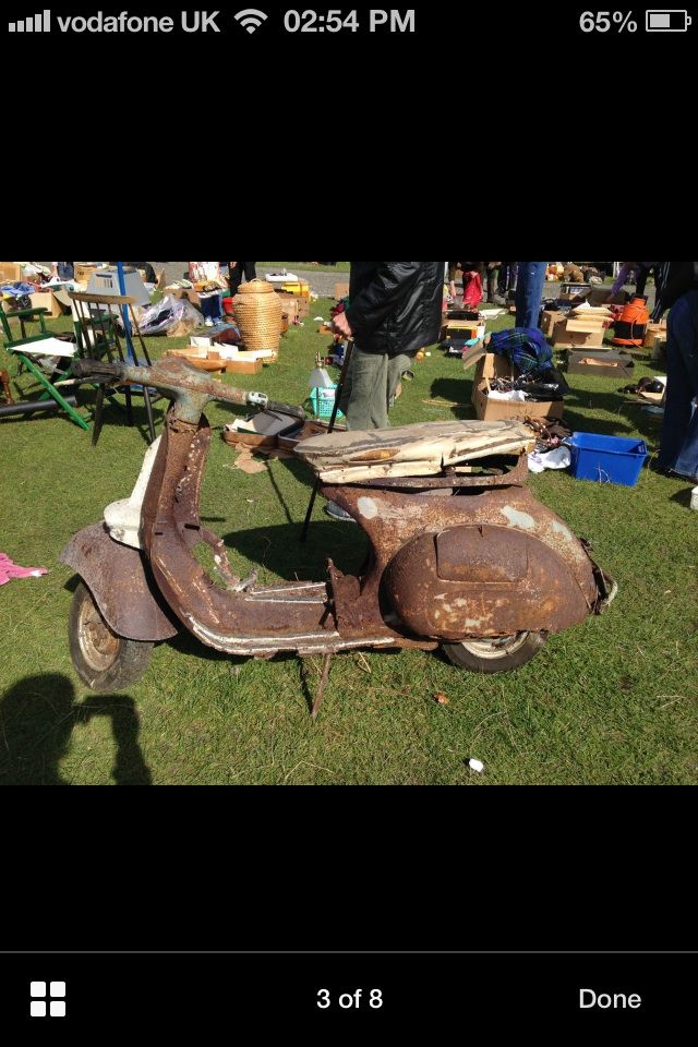 Modern Vespa : Much rust