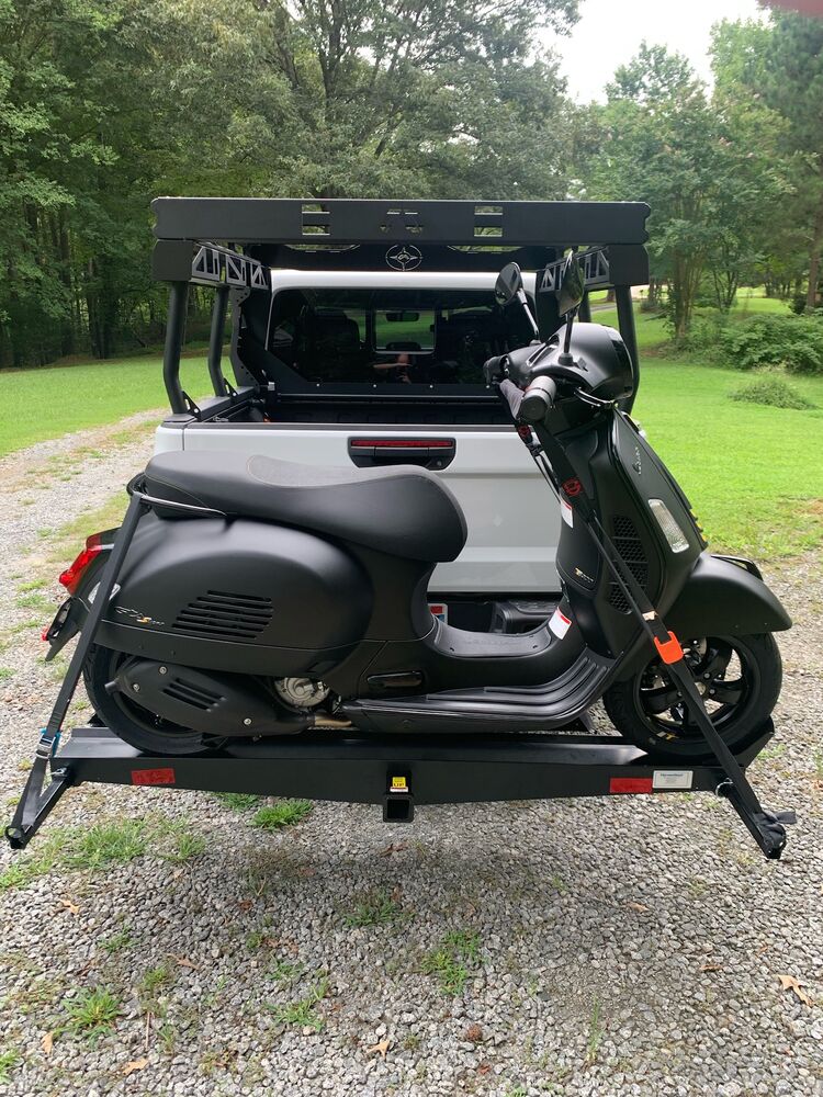 Modern Vespa : Traveling with Vespas - Best hitch mount scooter rack, help