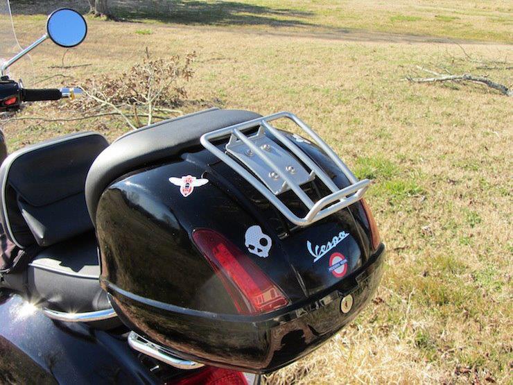 Modern Vespa : GTS Top Box Rack