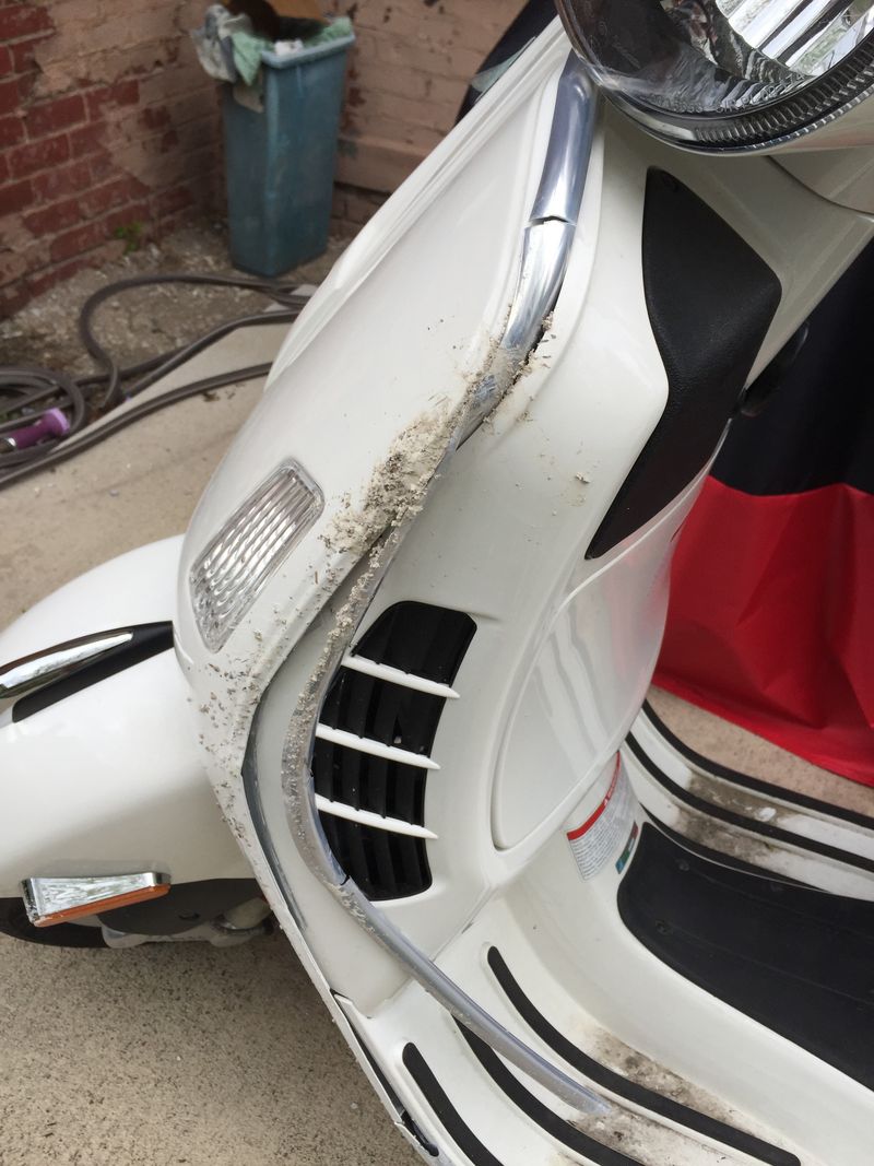 Modern Vespa : I had an accident today