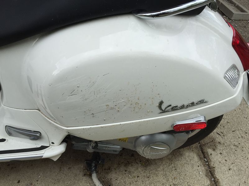Modern Vespa : I had an accident today