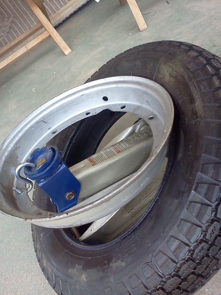 Modern Vespa : Split rim tire remover