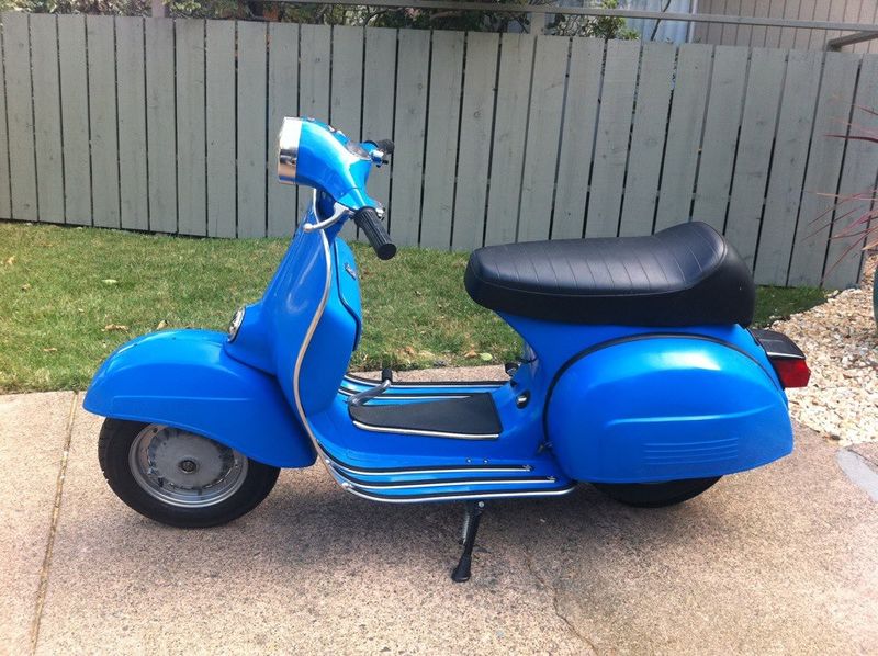 Modern Vespa : Langelah 1974 Vespa Rally 200 Project scooter - the details