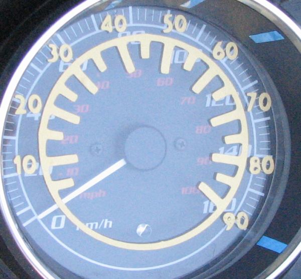 Modern Vespa : MP3 250/400/500 Speedometer Solution (4 styles)