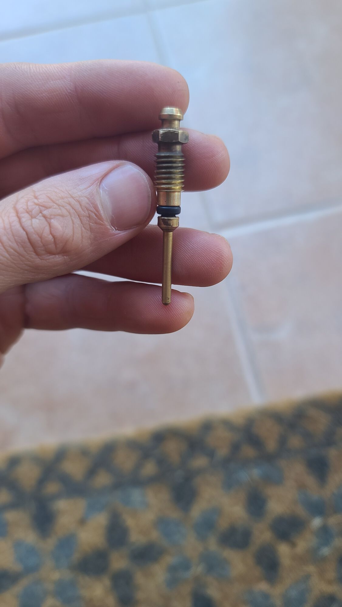 Modern Vespa : Leaking coolant from bleeder valve