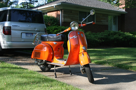 Modern Vespa : Rally 180 restoration